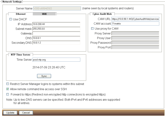 Context Help for CyberAudit-Web